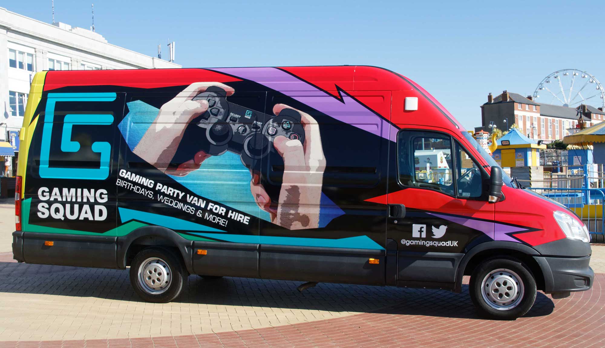 Gaming Squad Party Van - South Wales Video Game Parties